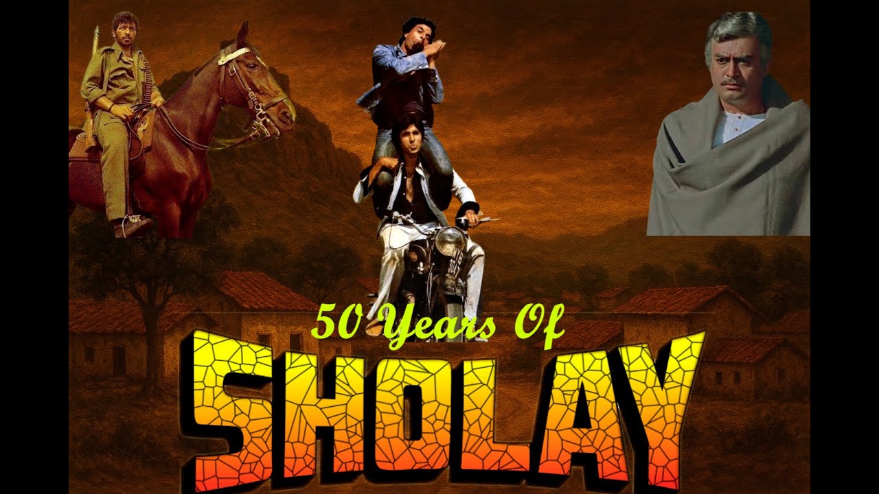 50 Years of Sholay | Bollywood’s Timeless Classic | Sholay 50th ...