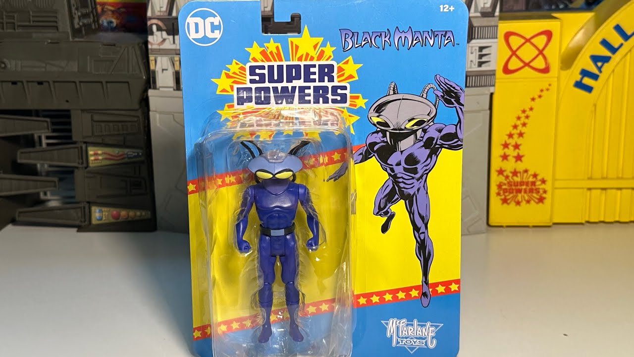Mcfarlane Toys DC Super Powers Black Manta !!! - YouTube