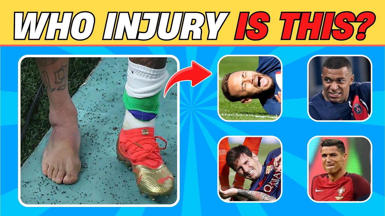 😭Who is Crying? Can You Guess Player by his Injury,Sad Moment ⚽ 99% ...