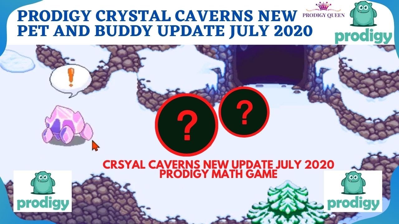 PRODIGY MATH GAME | New PRODIGY Crystal Caverns Adventure Pet and Buddy ...
