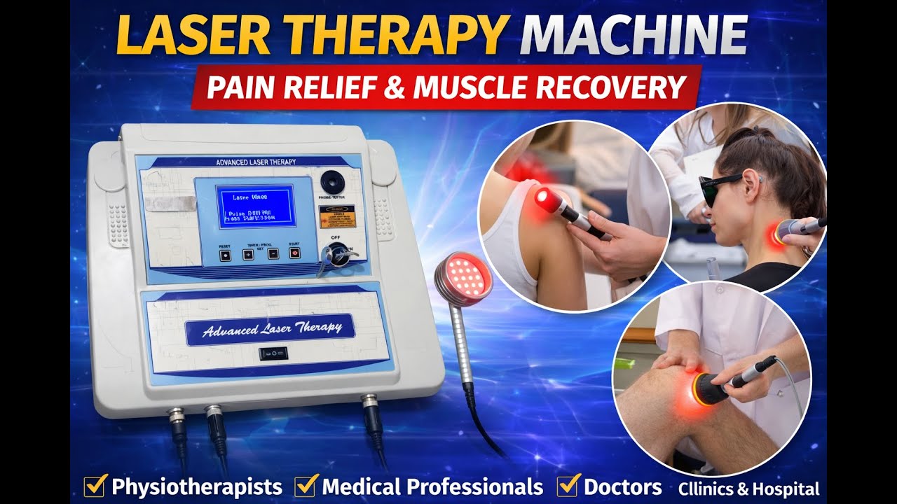 Physiotherapy Laser Therapy Machine for Pain Relief & Rehabilitation ...