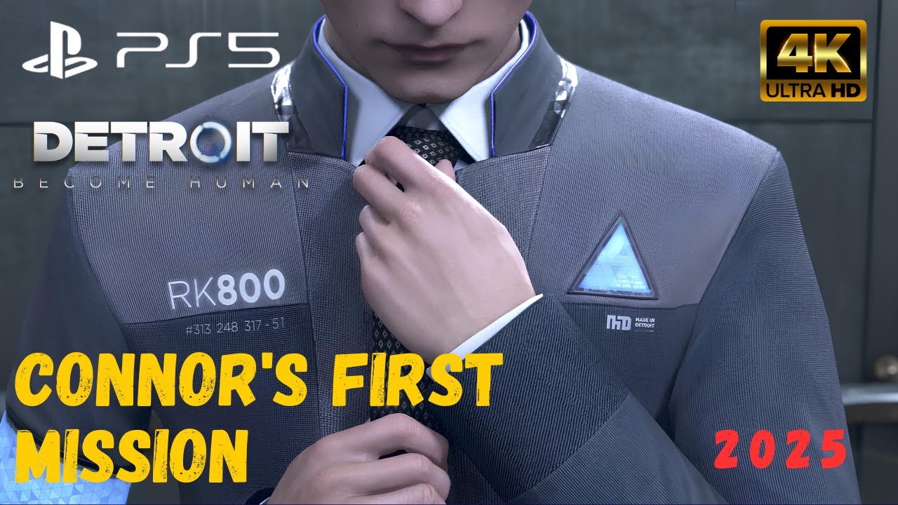 Connor's Intense First Case | Detroit: Become Human | PS5 Gameplay ...