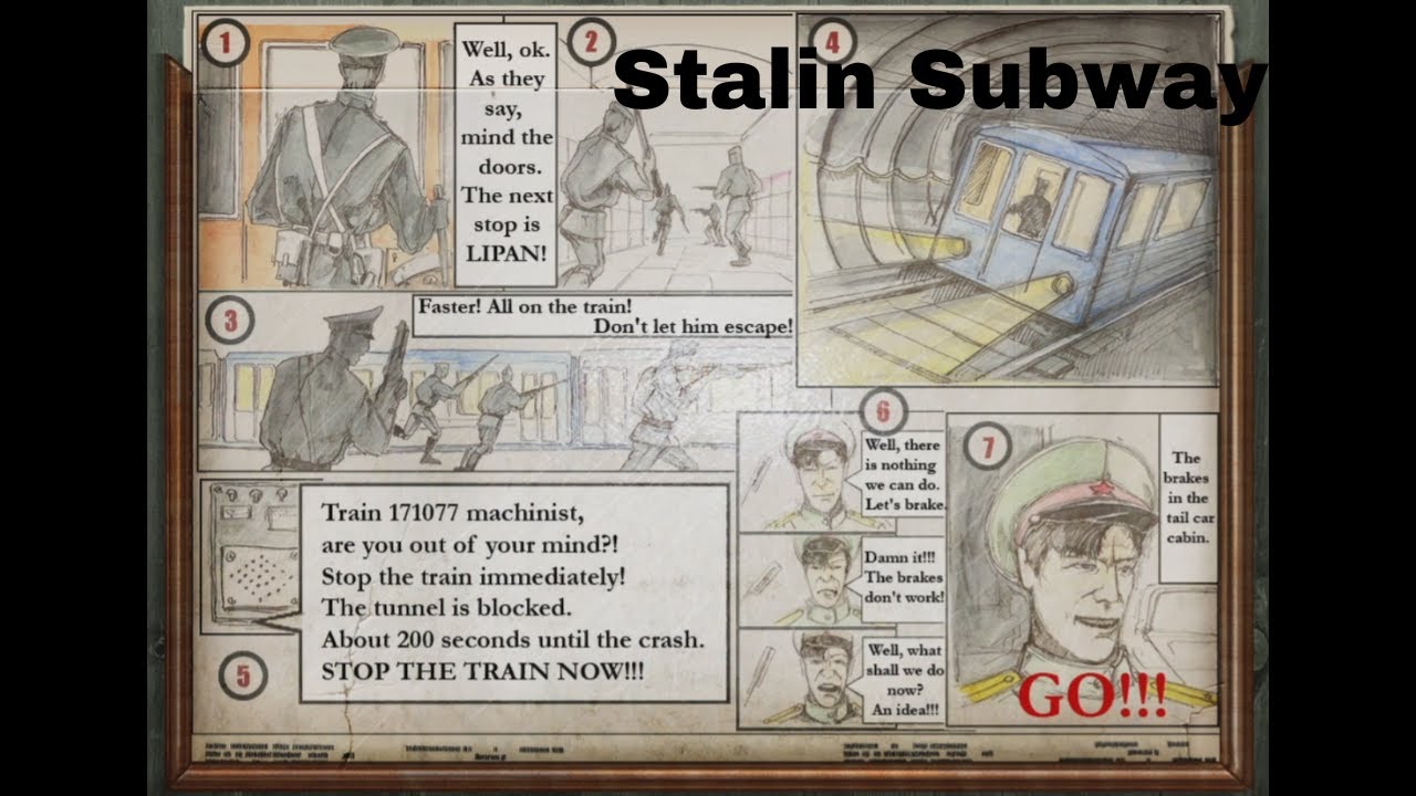 The Stalin Subway (Metro 2) - Mission 5 - Comic Book? - YouTube