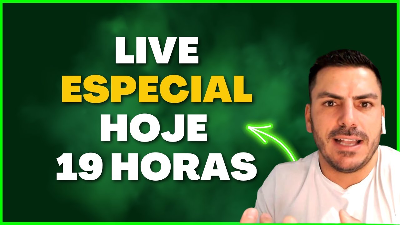 LIVE ESPECIAL HOJE AS 19 HORAS - YouTube