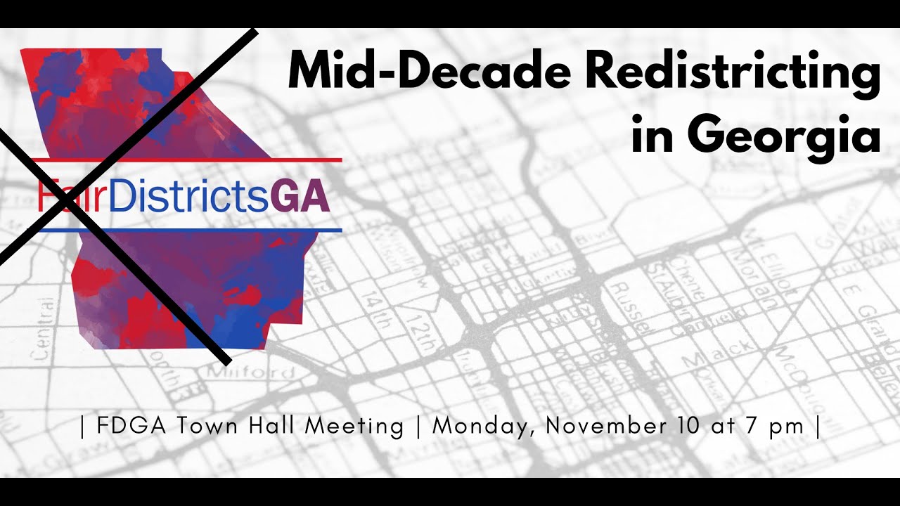 Mid-Decade Redistricting in Georgia - YouTube