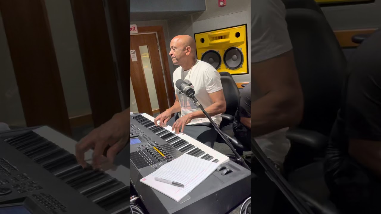 Marc Anthony session jam. Con Sergio G, Kachiro, Motiff, Rubén R ...