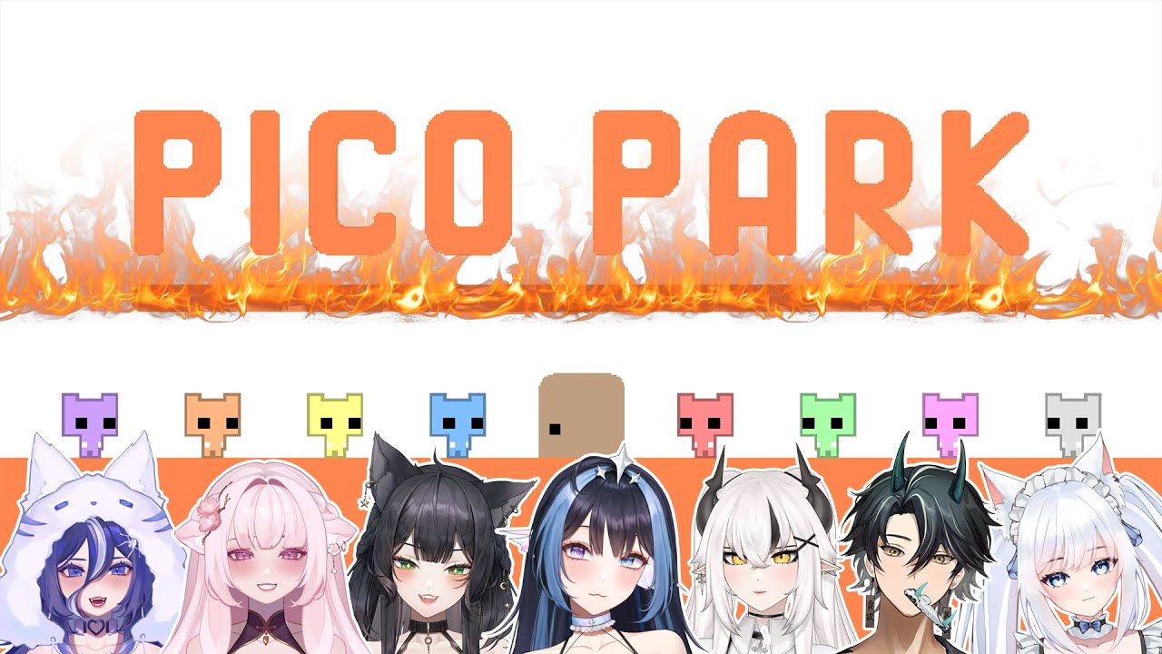 7 Vtubers attempt to play PIKO PARK - YouTube