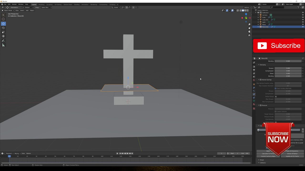 How to make 3D wallpaper of Cross (Blender) - by The Princess Ways ...