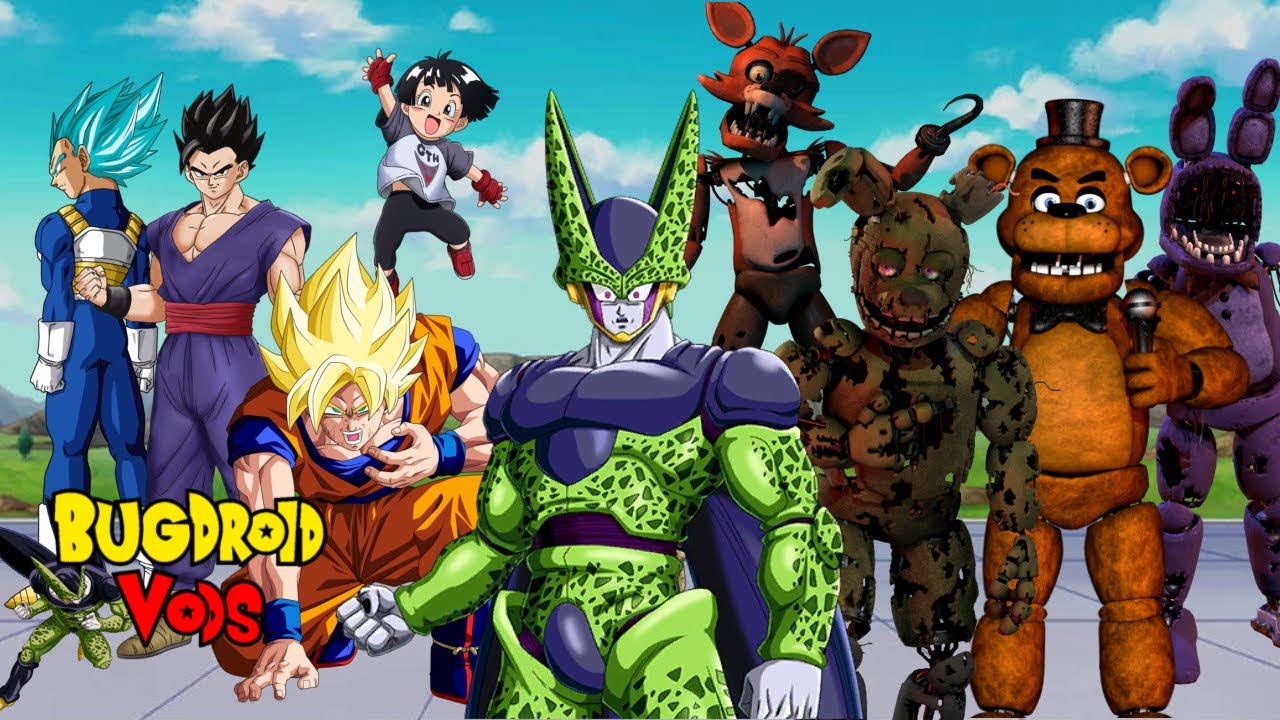 DRAGON BALL VS FNAF WAR!?! (Stream Vod - People Playground) - YouTube