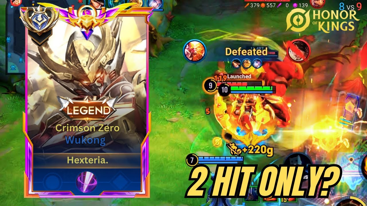 You Can’t Escape the Monkey King | Wukong Crimson Zero Skin | Honor of ...