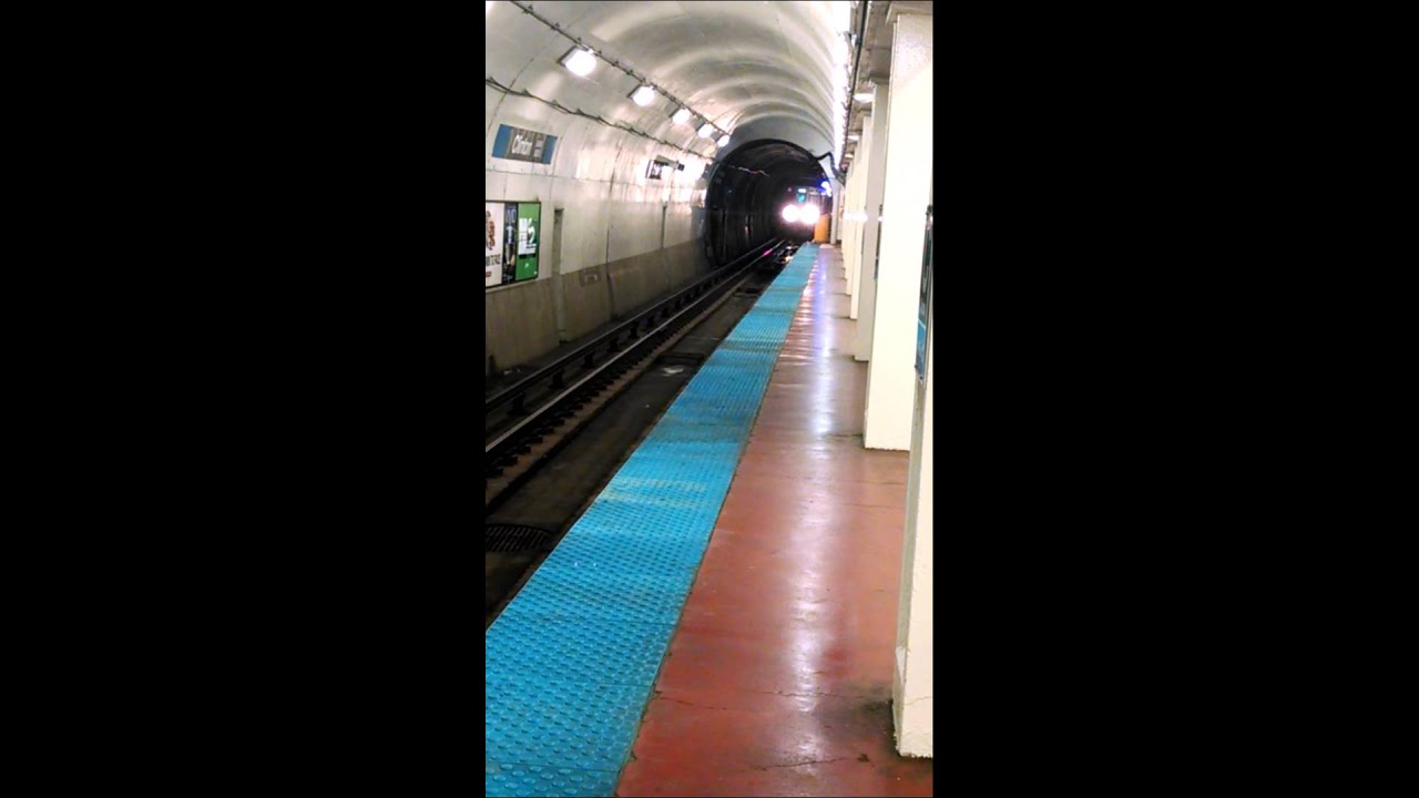 Blue line at Clinton - YouTube