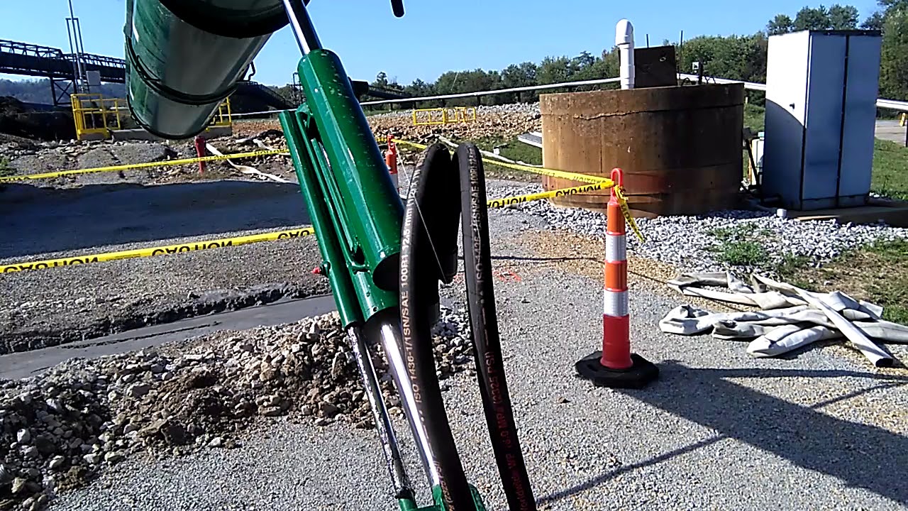 Driving a front discharge mixer - YouTube