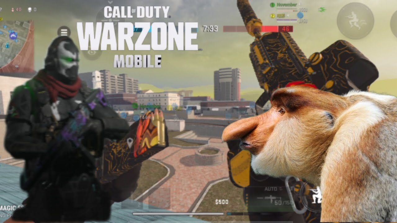 WARZONE MOBILE OPERATOR SKIN SPAWN IN BATTLE ROYALE ACTIONS - YouTube
