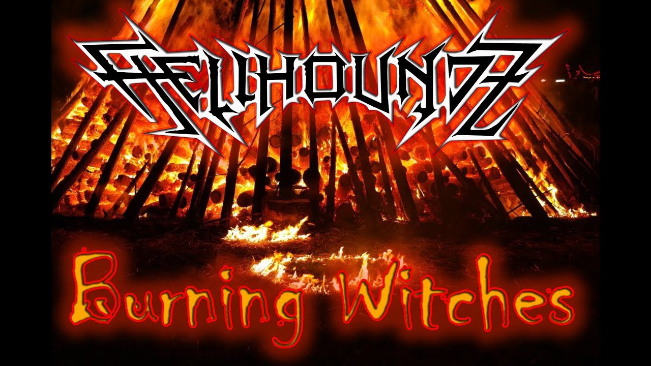 HELLHOUNDZ - Burning Witches (Lyric Video) - YouTube