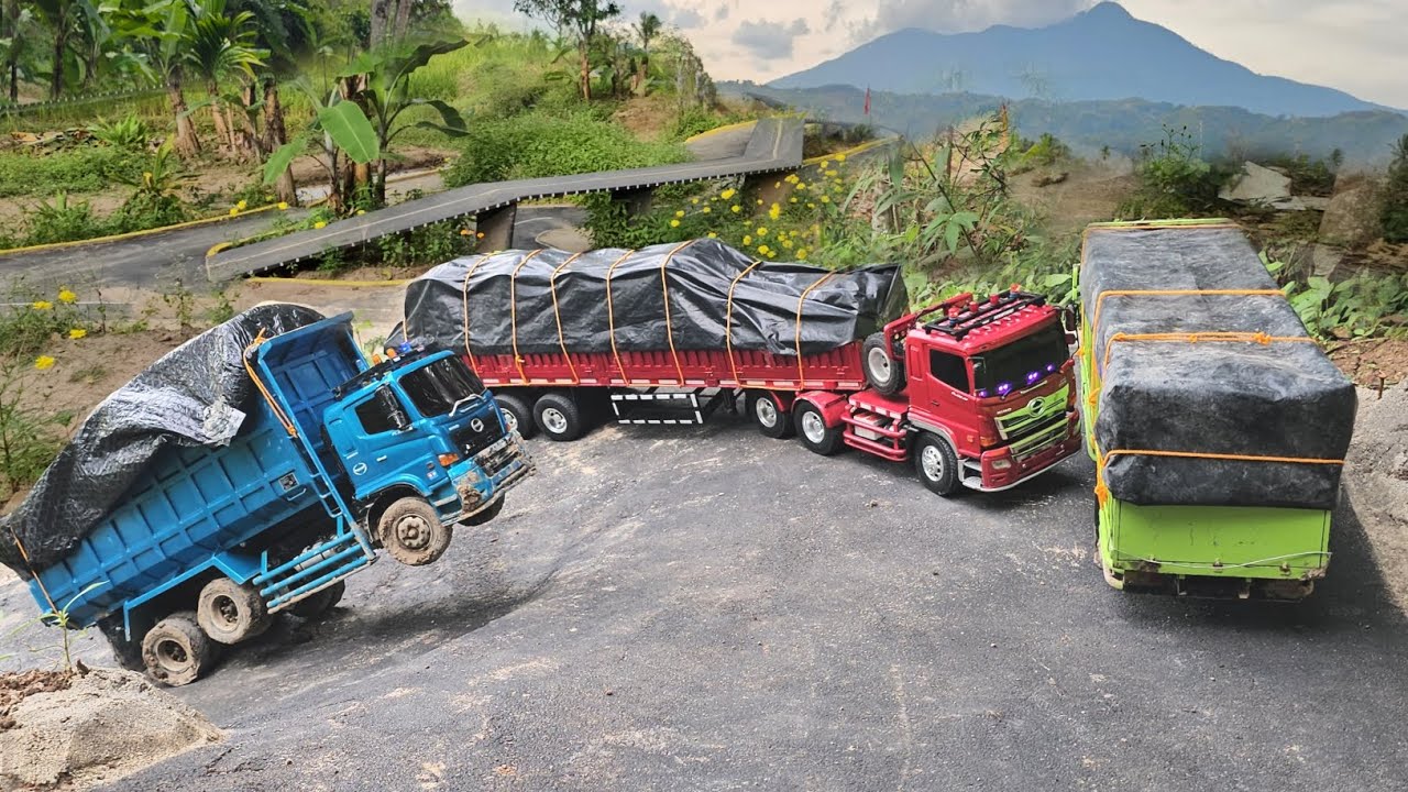 Truk Rc Trailer Angkut Logistik Untuk Evakuasi Pesawat Jatuh #truk ...