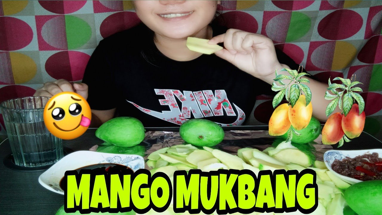 MANGGA WITH BAGOONG MUKBANG | EATING SOUNDS | Jes Mukbang - YouTube