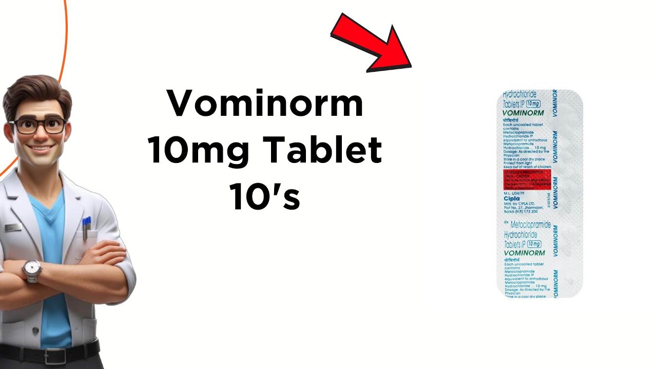 Vominorm 10mg Tablet - Uses, Side Effects & Dosage - YouTube