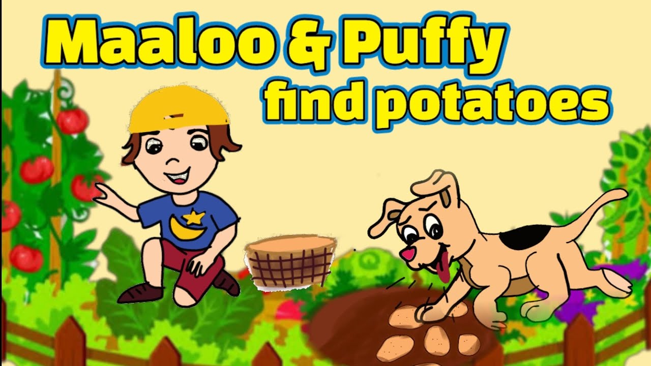 Learn to read " MAALOO & PUFFY FIND POTATOES" | Story reading ...