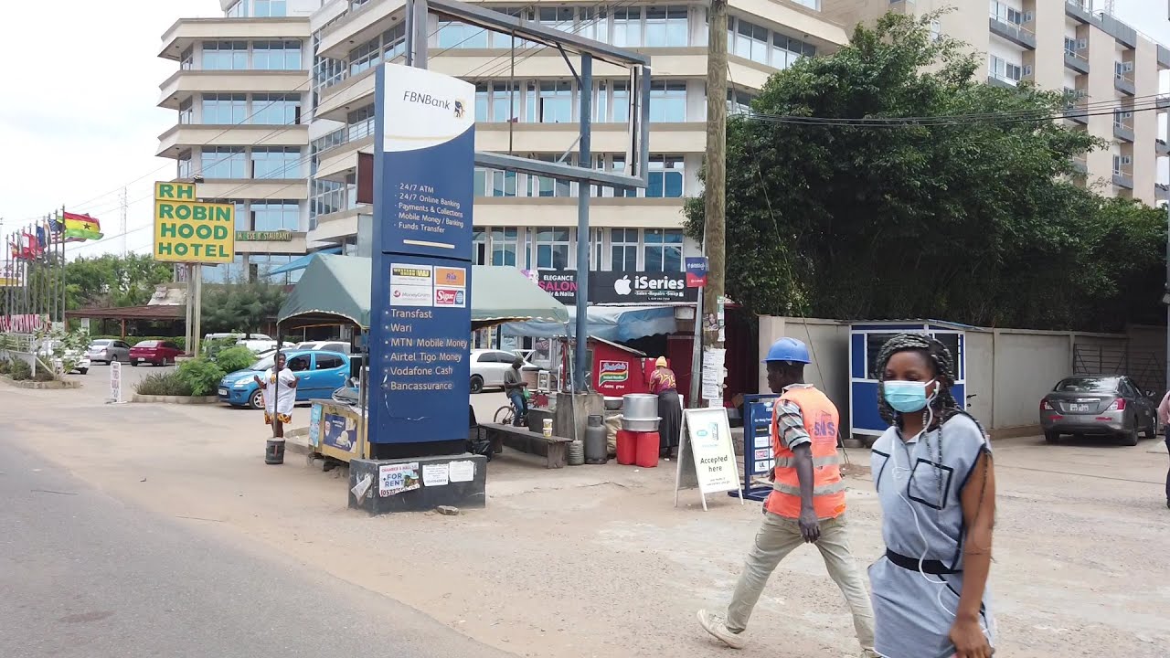 DRIVE SPINTEX ROAD ACCRA GHANA AFRICAN VIDEOS - YouTube