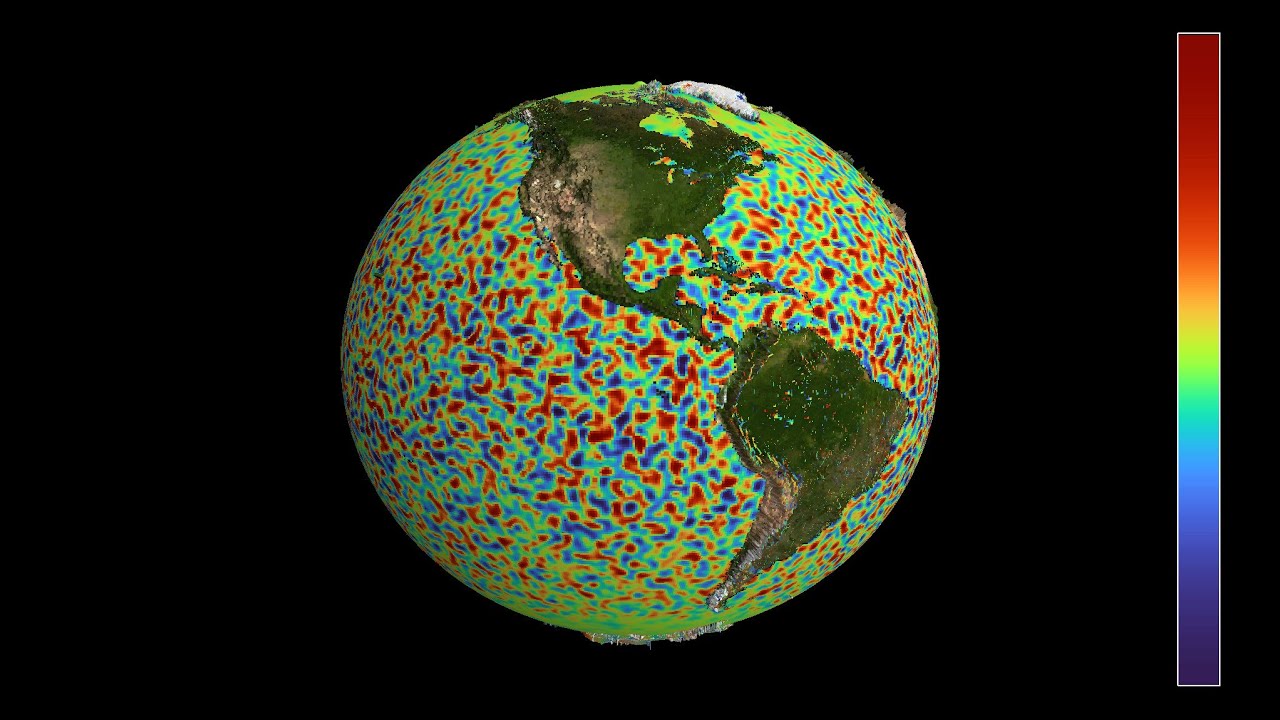 Weather on the Earth with a random initial state - Velocity and wind ...