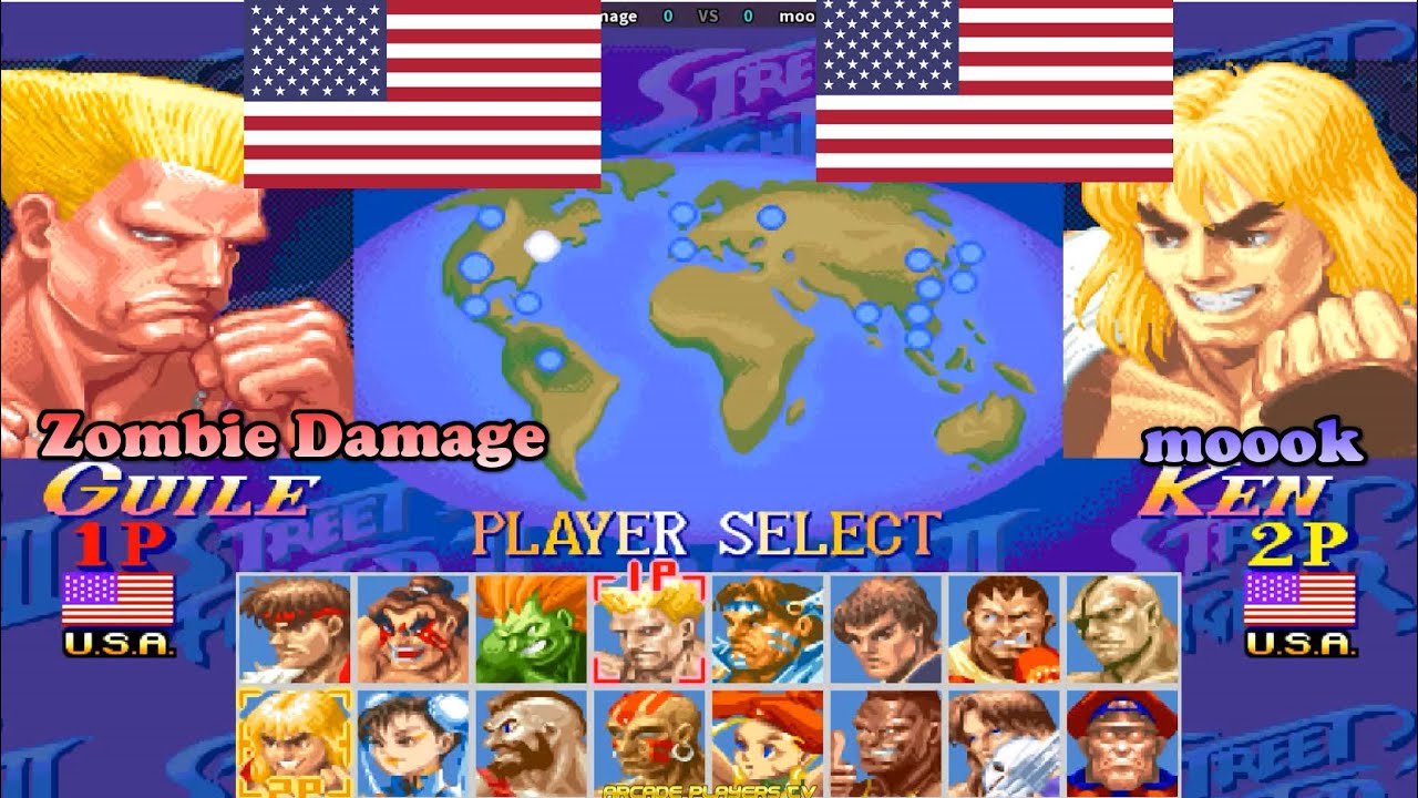 Super Street Fighter 2 Turbo Zombie Damage (Usa) vs moook (Usa) スーパー ...
