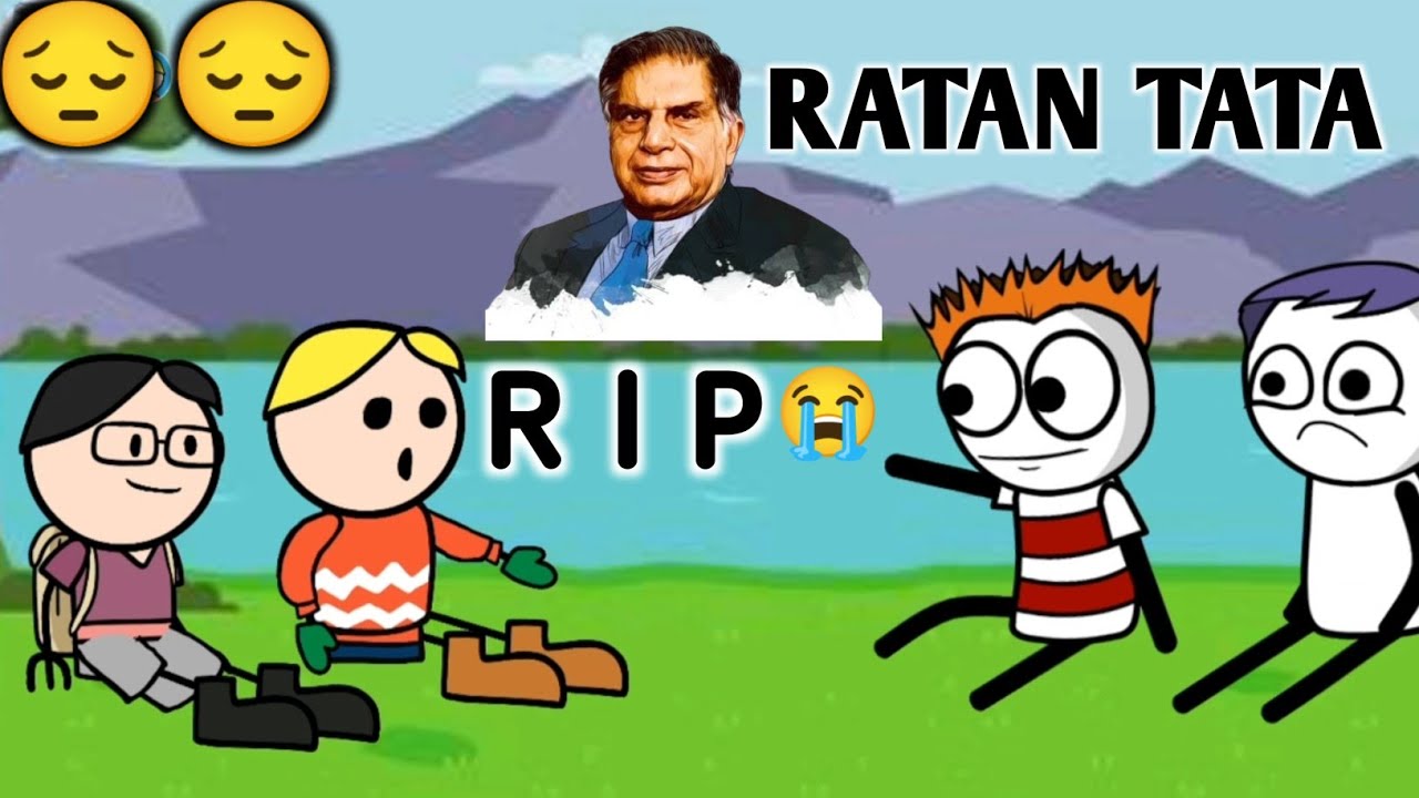 Ratan Tata R.I.P 😭 || Sadness 😔 || Comedy Animation video, || Assam VL ...