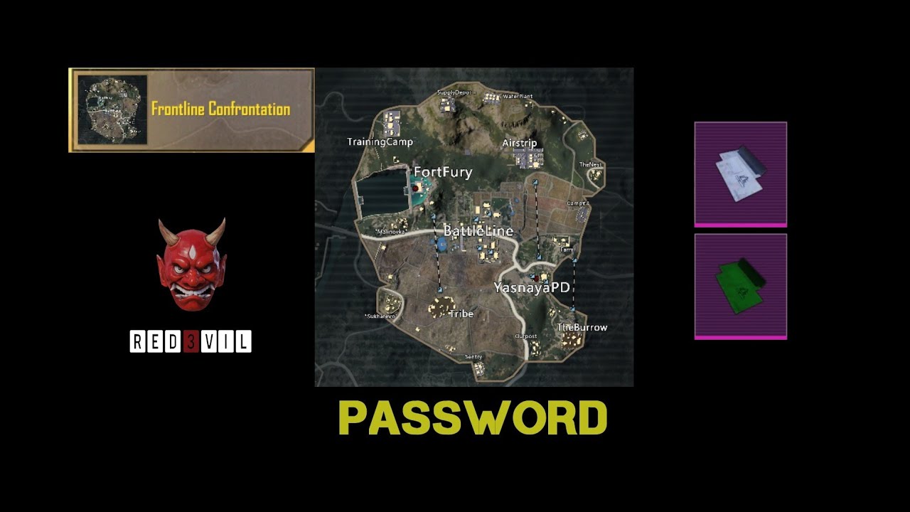 Pubg Metro Royale Frontline Confrontation Where To Find All Password ...