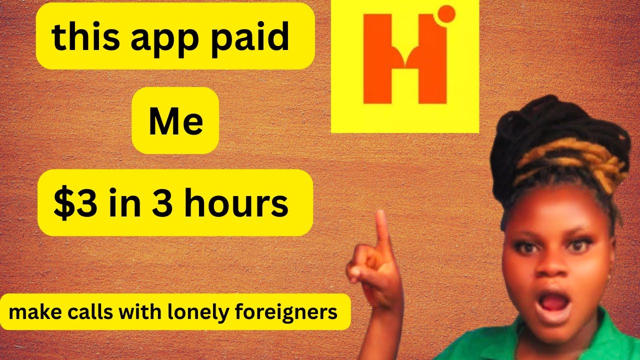 Get paid to video call with lonely foreigners,legit paying app(hiti and ...
