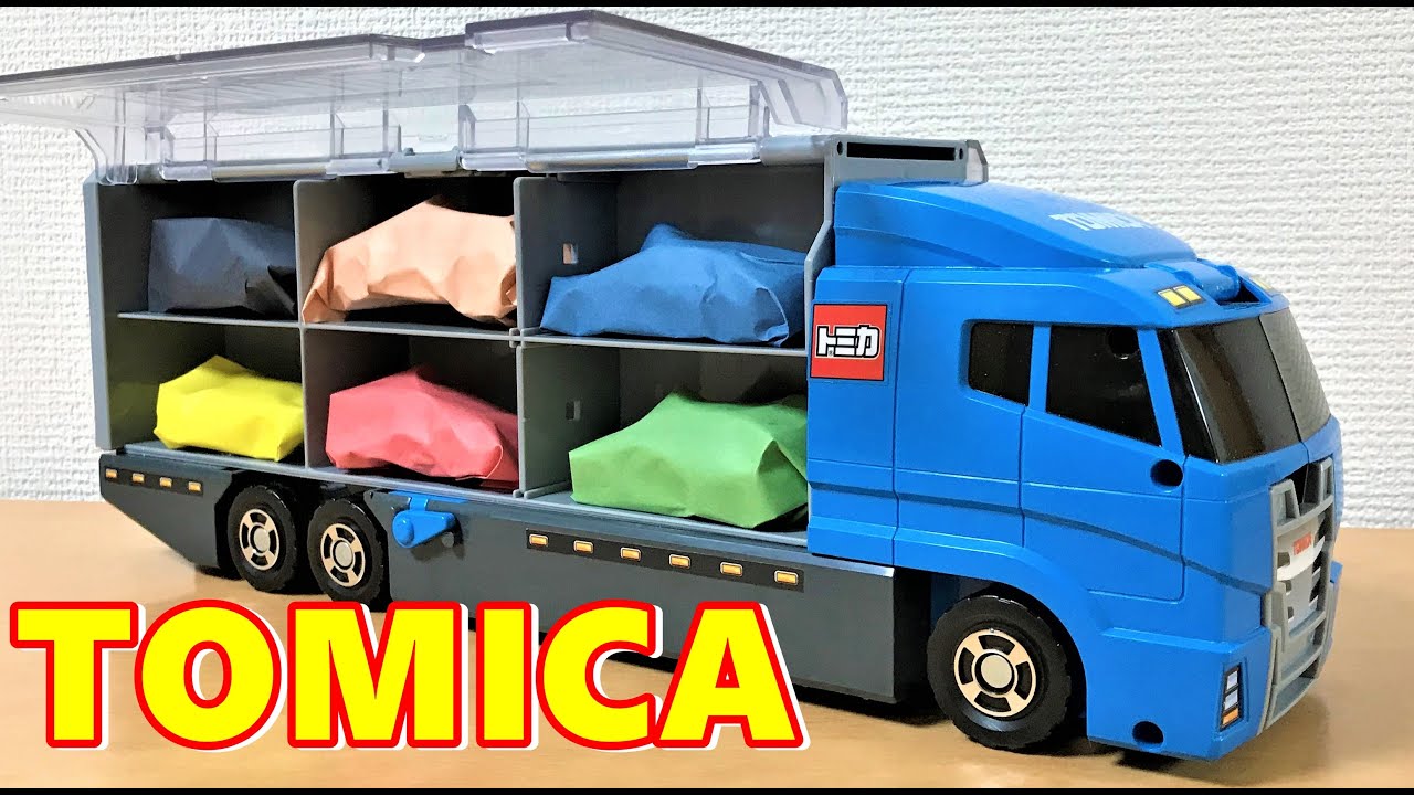 TOMICA truck🚚with minicar toy for kids pretend play Nursery Rhymes ...