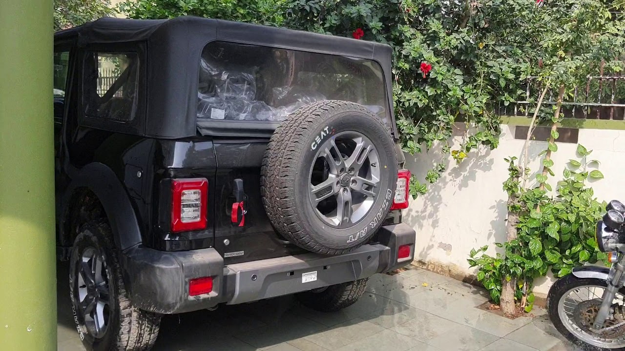 Black mahindra thar convertible 2020 - YouTube