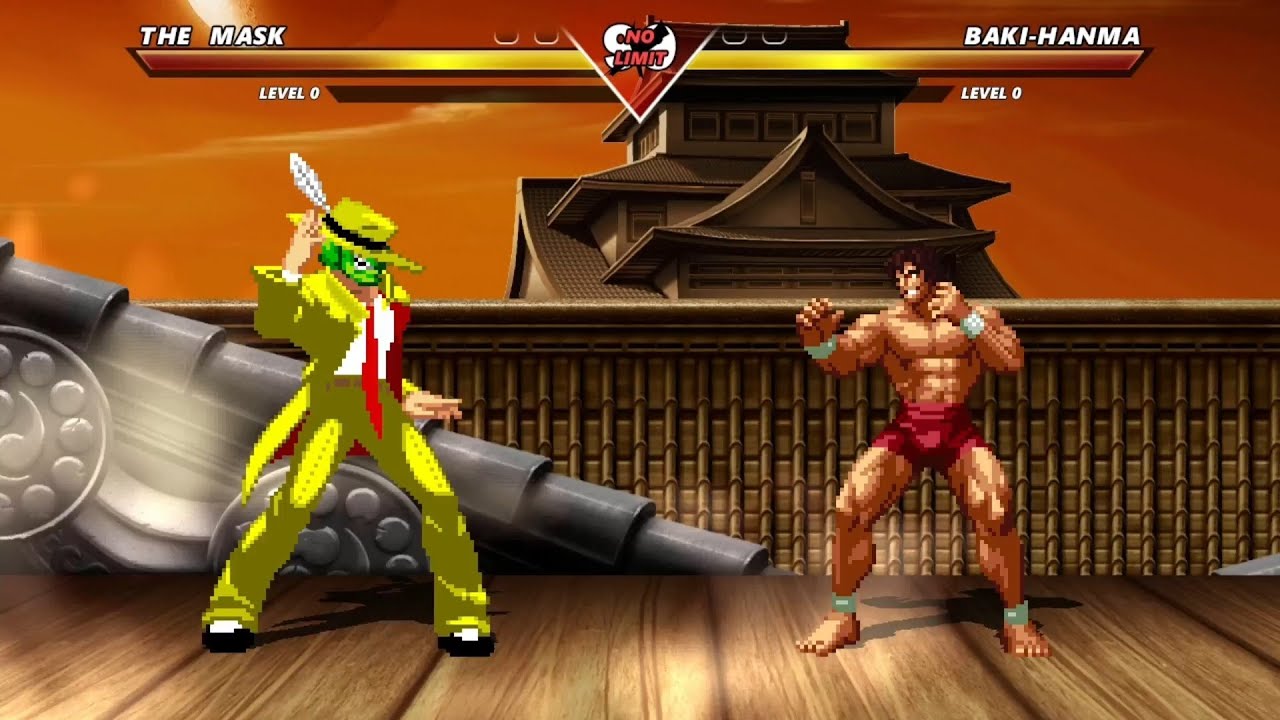 THE MASK vs BAKI HANMA - Highest Level Amazing Fight! - YouTube