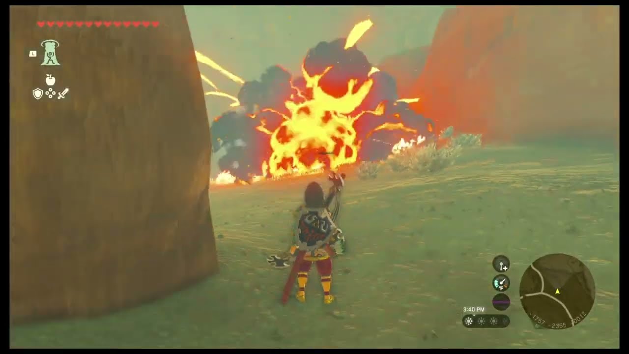 Bubbulfrog Gem In Lower Spectacle Rock Cave (Zelda: Tears of The ...