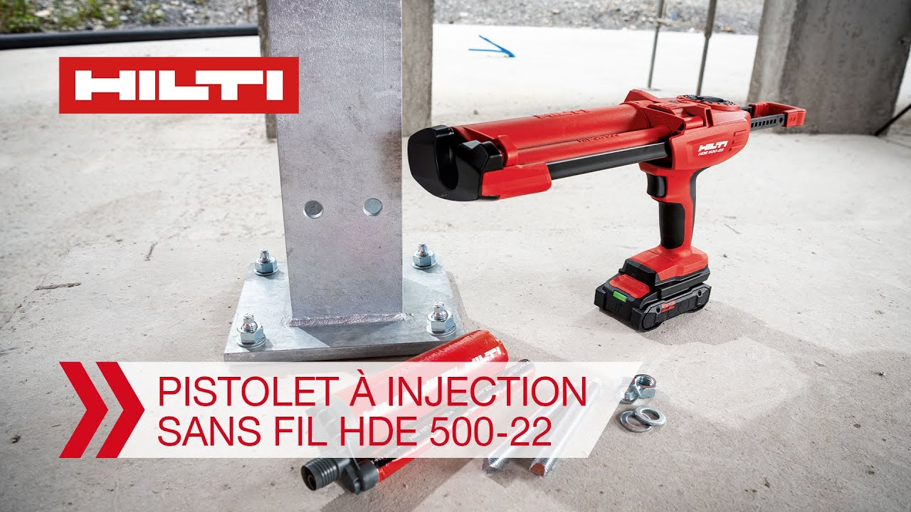 Comment configurer la pompe à scellement chimique sans fil Hilti Nuron ...