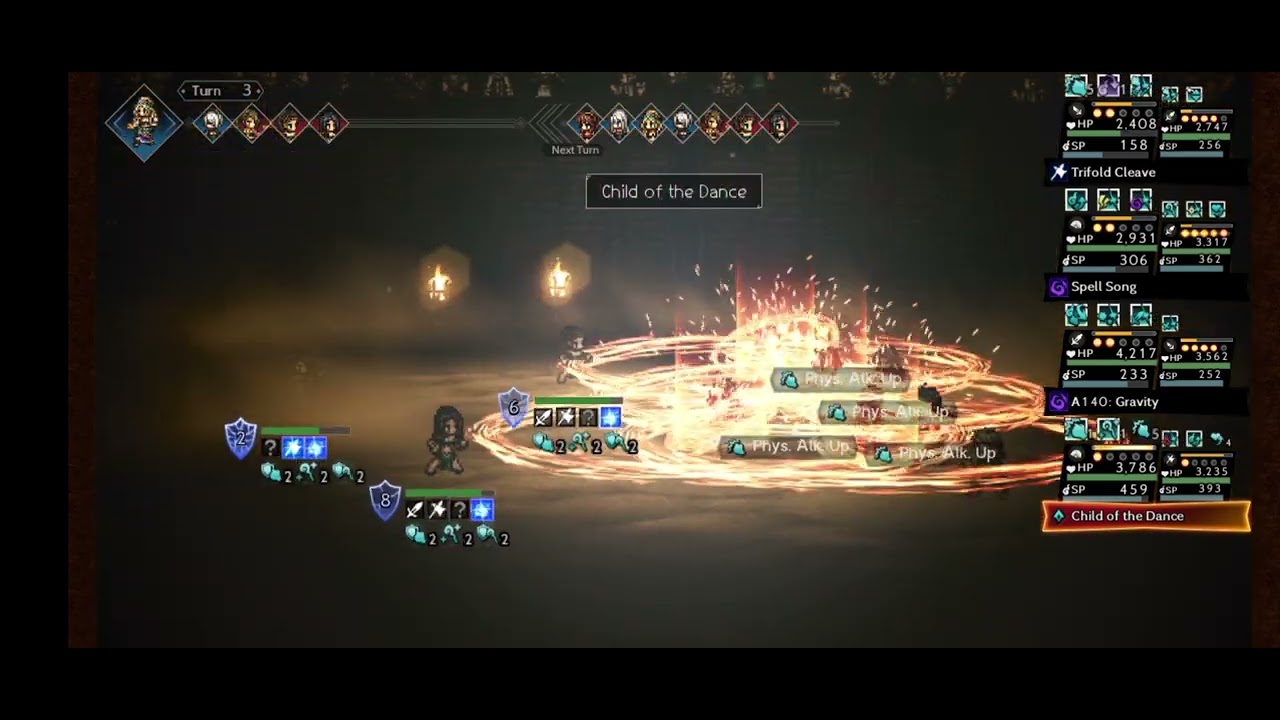 Octopath CotC - Glossom - 5 turns - YouTube