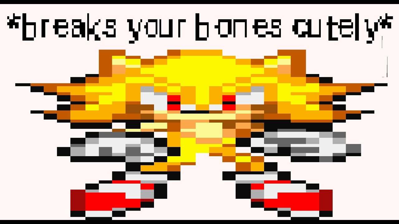 Super Sonic Sprite Animation - YouTube