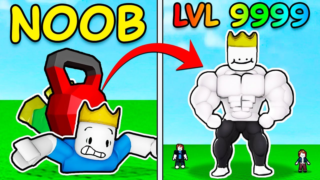 i went from NOOB to PRO in Roblox get strong simulator... - YouTube