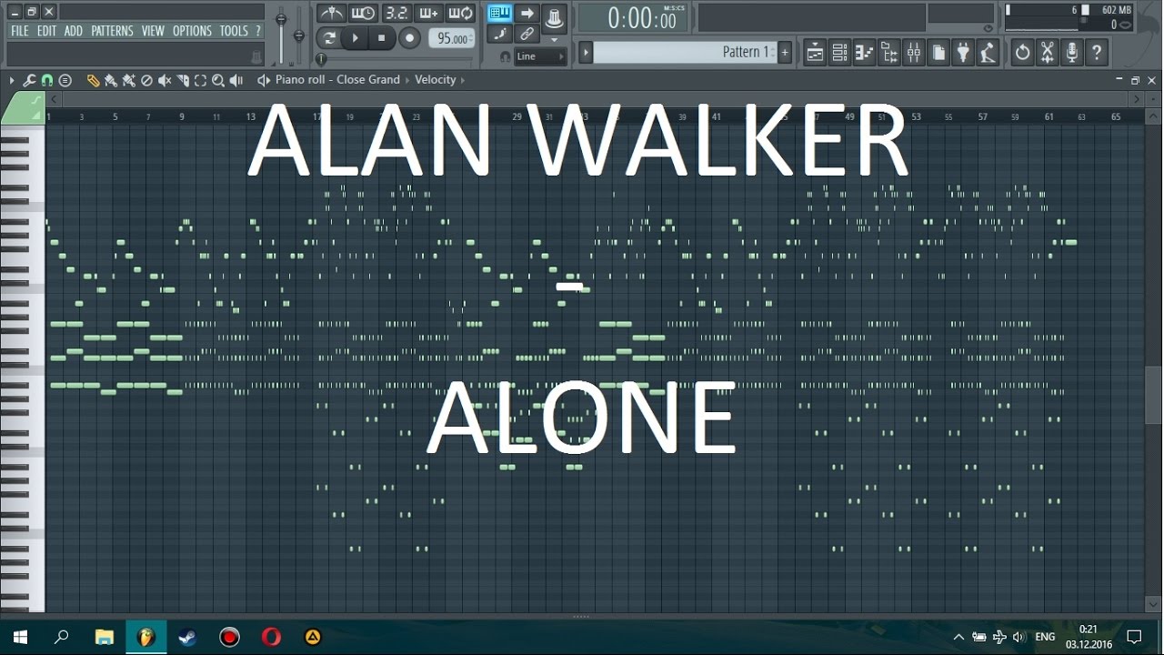 Alan Walker - Alone (FL Studio 12) - YouTube