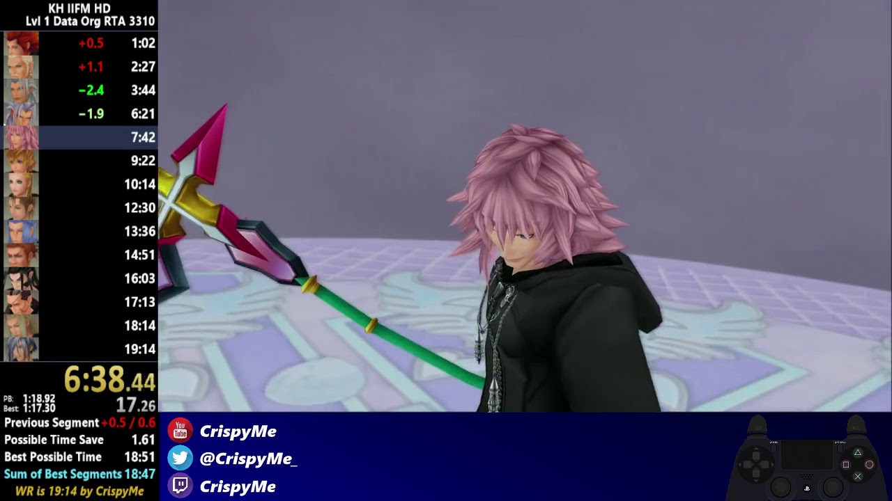 KH2FM HD (PS4) - Lvl 1 Data Org - 19:09 - YouTube