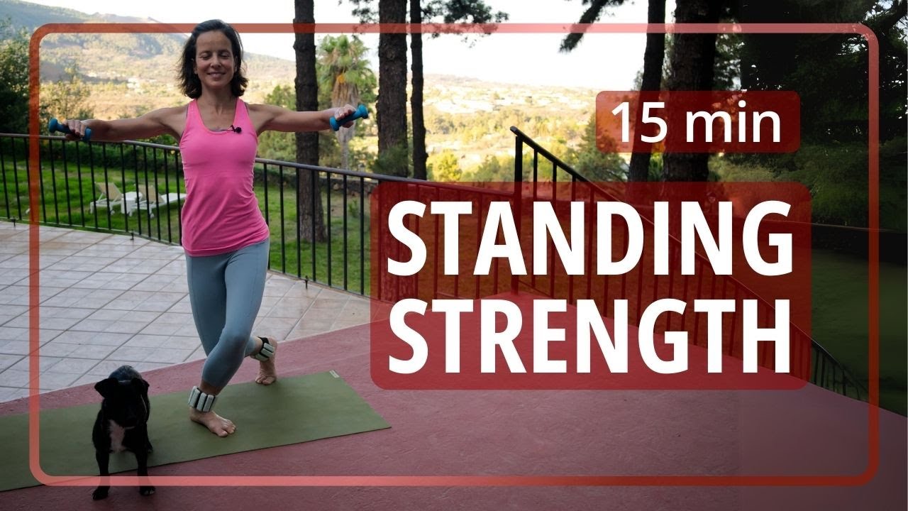 Improved Strength & Perfect Posture | 15 min Standing Pilates Workout ...