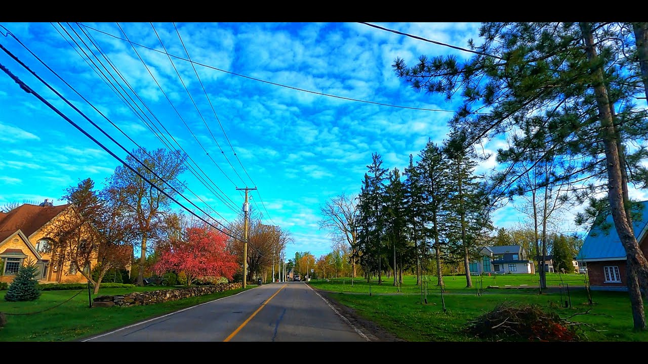 Driving in Montreal - the Village of Senneville, Montreal, Quebec ...