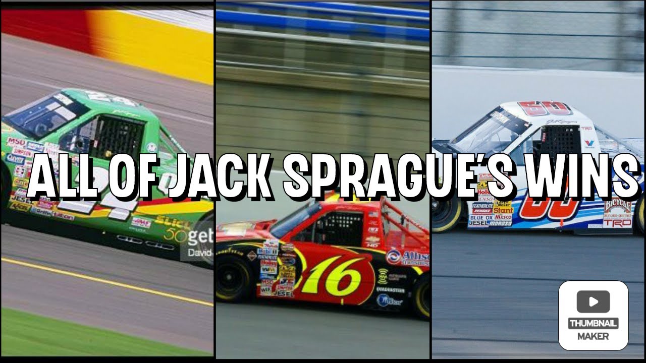All of Jack Sprague's 28 Wins in the Truck Series - YouTube