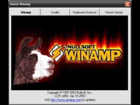 Winamp 2.91 -- It Really Whips the Llama's Ass - YouTube