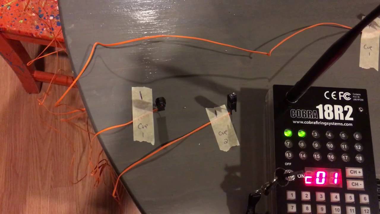 Test Run of the Cobra Firing System (Pyrotechnic Firing) - YouTube