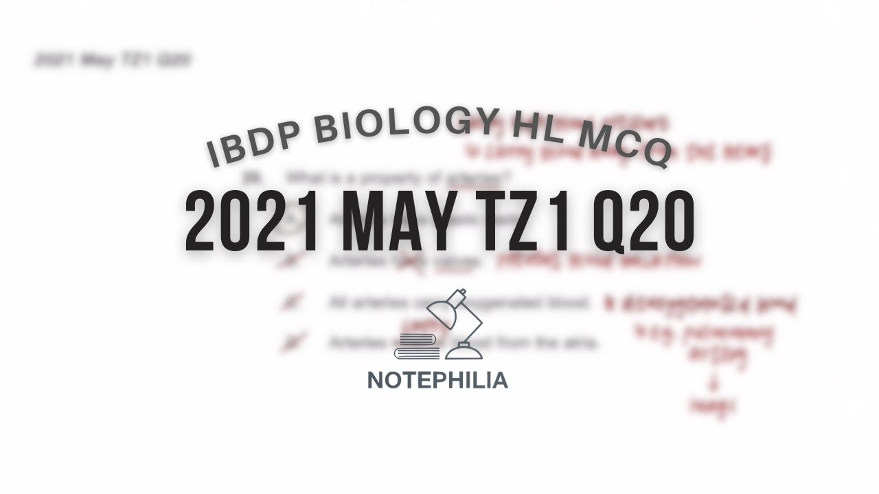 [IB Biology HL/SL] 2021 May TZ1 Paper 1 Q20 - YouTube