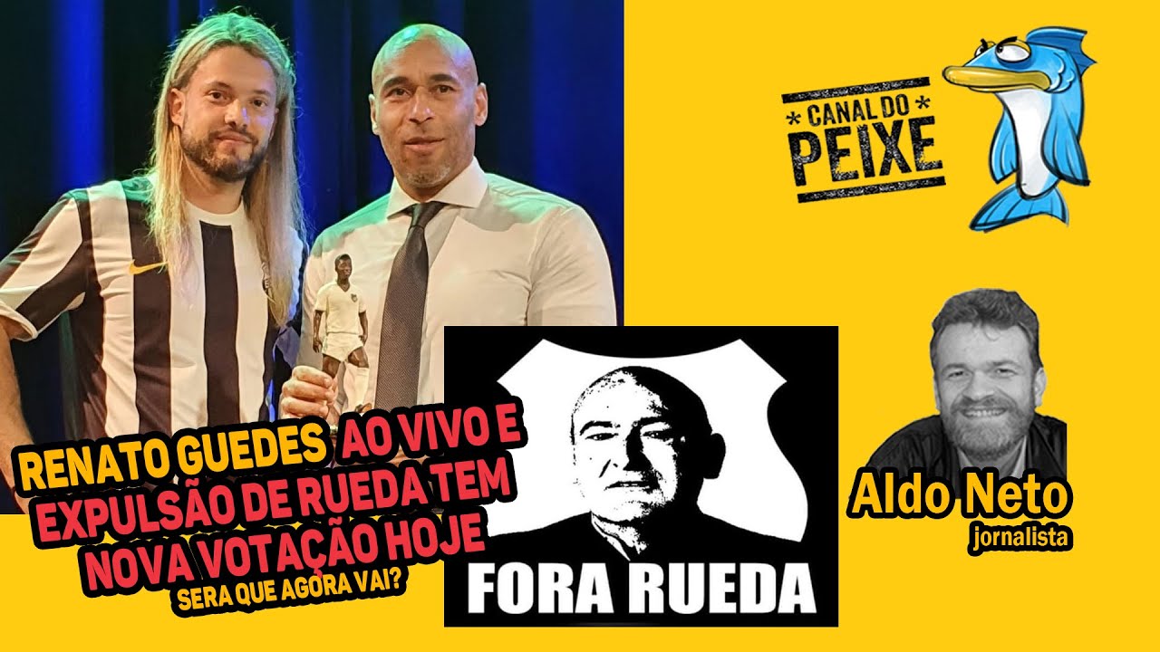 RENATO GUEDES DA ESTÁTUA DO PELÉ AO VIVO E EXPULSÃO DE RUEDA🐳🐳 CPx ...
