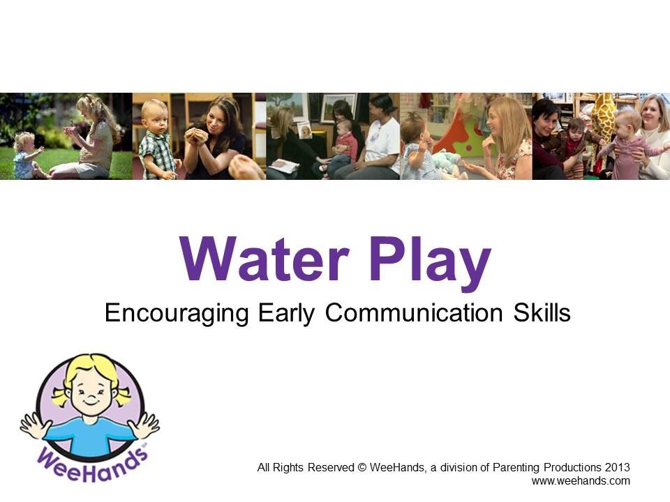Early Communication Skills: Water Play Unit - YouTube