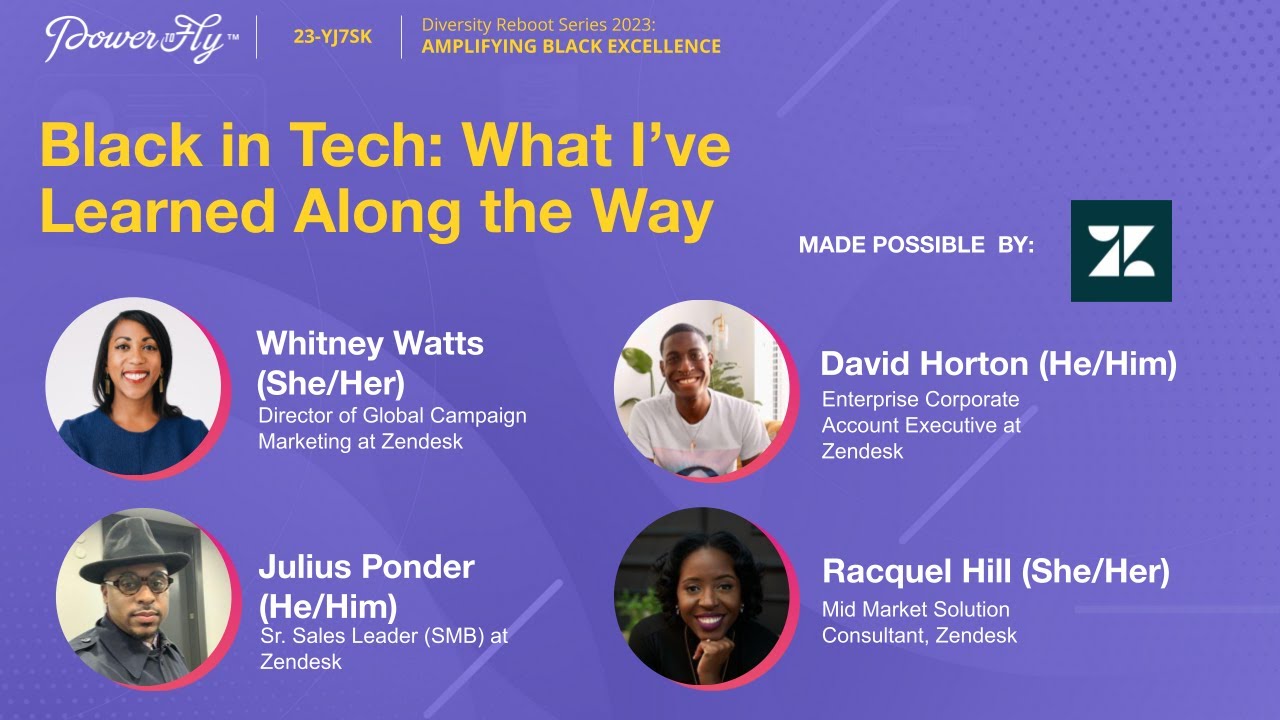 Day 2 - Black in Tech: What I’ve Learned Along the Way - YouTube