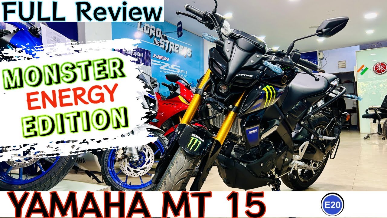 Yamaha MT15 Monster Energy Edition 2023 | MT15 monster Edition full ...