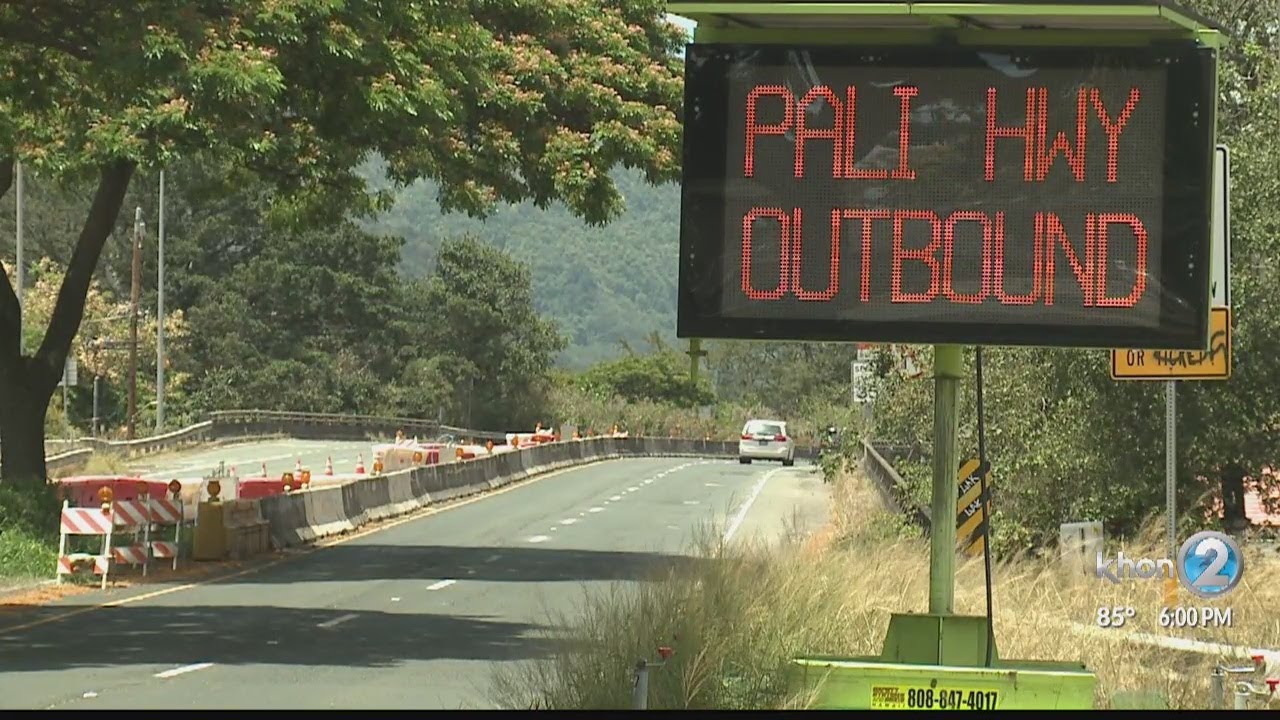 Pali Highway now open on Sundays - YouTube