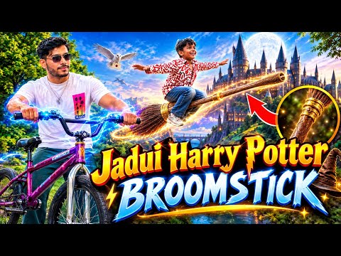 Jadui broomstick se hawa me udne laga😱😍 |Irfan Bmx| |Tarzan| #irfanbmx #viral #bmx #tarzan #content 